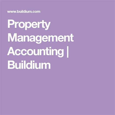 Property Management Accounting Buildium