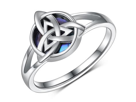 Sczklaq Aa Sobriety Ring 925 Sterling Silver Alcoholics