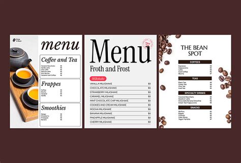 Beverages Menu Design
