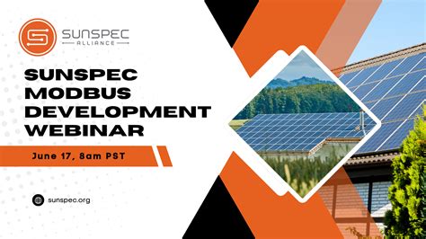 Webinar Registration Sunspec Modbus Development Webinar Sunspec Alliance