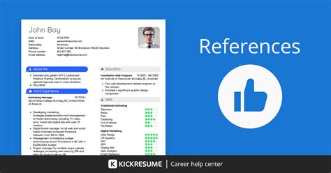 How To Put References On A Resume [ Examples] Kickresume