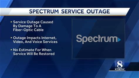 Spectrum Service Outage Impacts Customers On Central Coast