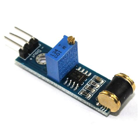 S Vibration Shock Sensor Control Module Sensitivity Adjustable Board Alexnld