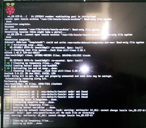 raspbian stuck in boot after trying to work with init d script to run