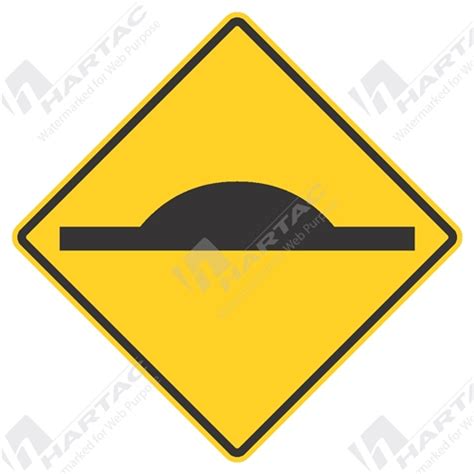 W5 10b Traffic Warning Road Hump Aluminium Reflective Class 1