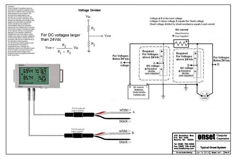 Voltage Divider For High Voltage Measurements Onset S HOBO And InTemp Data Loggers