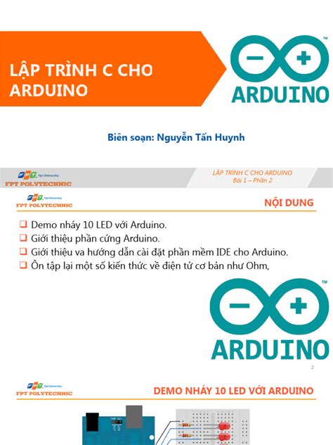 Slide 12 Tìm Hiểu And Cài Đặt Ide Cho Arduino Uno R3 Pdf