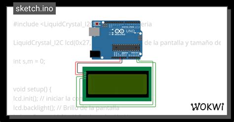 Display LCD Contador Wokwi ESP32 STM32 Arduino Simulator