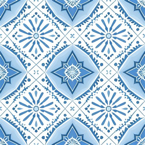 Premium Vector Seamless Tile Pattern Of Angular Mosaics On A Light