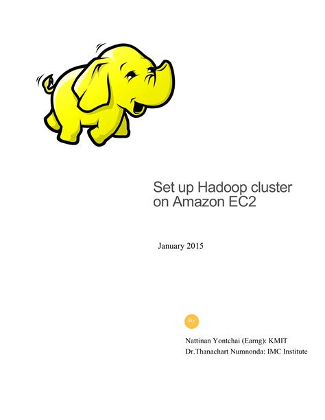 Set Up Hadoop Cluster On Amazon Ec2 Pdf