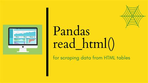 All Pandas Readhtml You Should Know For Scraping Data From Html Tables
