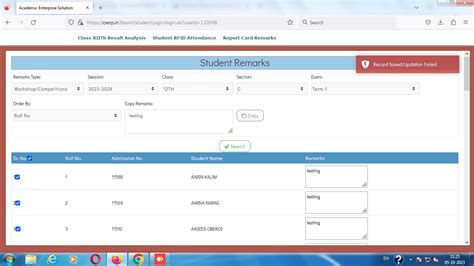 Bug 722 Report Card Remarks Not Working Ses Redmine