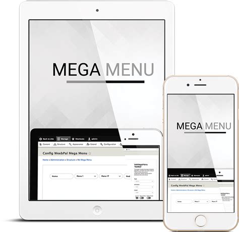 contribution module megamenu for drupal 8 9 10 weebpal