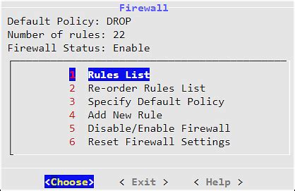 Managing Firewall Settings