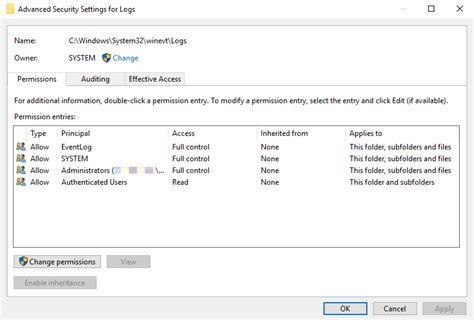 이벤트 뷰어 로그 파일을 다른 위치로 이동 Windows Server Microsoft Learn