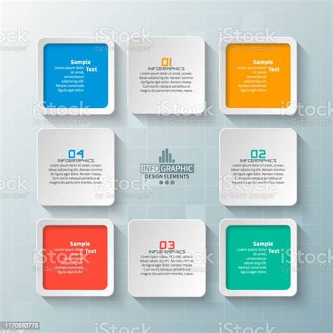 추상 3d 종이 인포 그래픽 비즈니스 템플릿 벡터 일러스트레이션 3차원 형태에 대한 스톡 벡터 아트 및 기타 이미지 3차원