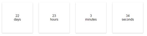 A Jquery Js Countdown Plug In With Four Demos