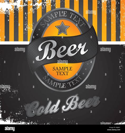 Beer Theme Illustration Stock Vector Image Art Alamy