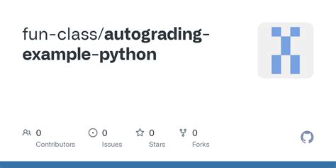 github fun class autograding example python