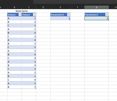 excel power query how to make a table with multiple values a