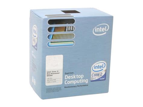 Intel Core 2 Duo E6300 - Core 2 Duo Conroe Dual-Core 1.86 GHz LGA 775 ...