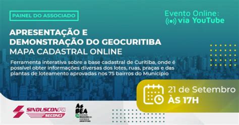 Apresentação E Demonstração Do Geocuritiba Online Sympla