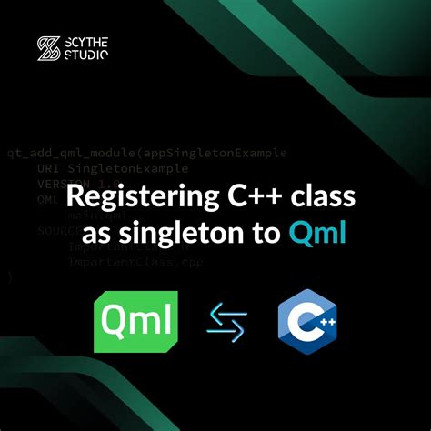 How To Integrate C And Qml Registering C Class As A Singleton To