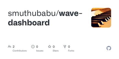 GitHub Smuthubabu Wave Dashboard