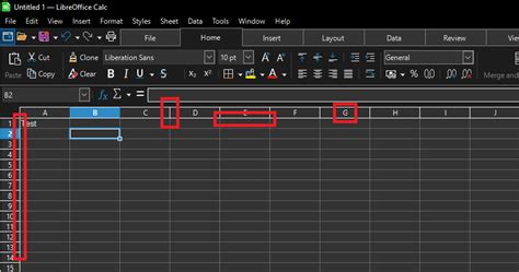 How To Change The Border Colour Of The Row Numbers And Column Names In Calc English Ask