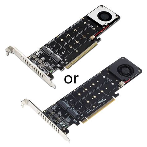 WINDLAND PCIe X To For M M Key NVME X SSD Adapter For RAID Array Fast Expansion Transfer