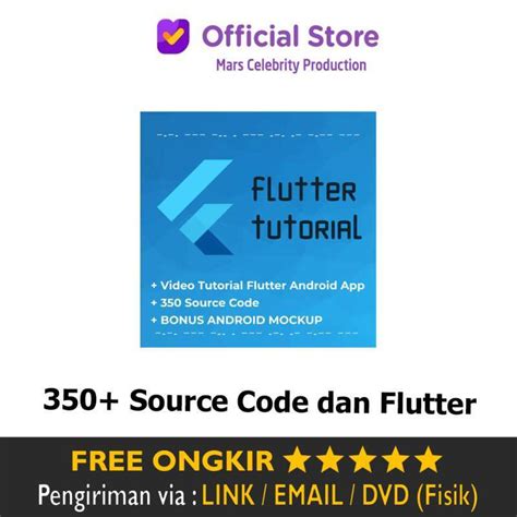 Jual Paket 350 Source Code Video Tutorial Flutter Android App