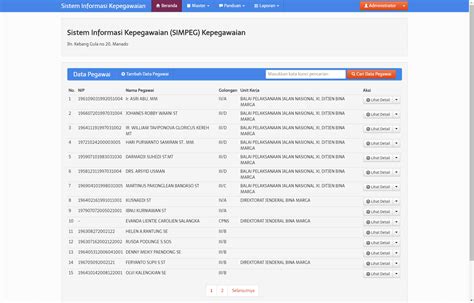 Aplikasi Sistem Informasi Kepegawaian Full Size Berlindaconnections
