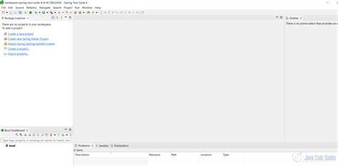 Download And Install Spring Tool Suite STS Examples Java Code Geeks