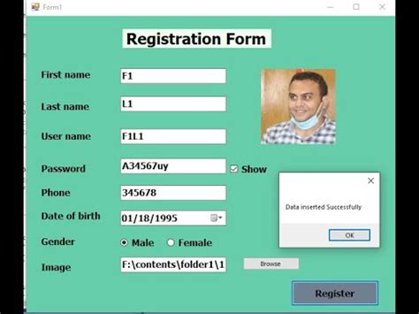 Visual Basic Net Programmer Registration Form In VB Net With Source Code YouTube