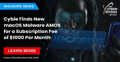 The Cyber Express On Twitter A New Macos Malware Called Atomic Macos Stealer Amos Was