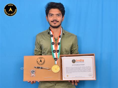 Sudharsan Ns Appreciation India Book Of Records