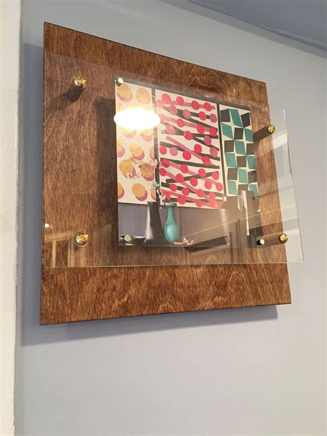 Wood Floating Display Frames In The Kitchen Vidadiy Home Дизайн