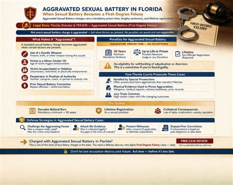 Aggravated Sexual Battery In Florida Charges Penalties And Defense