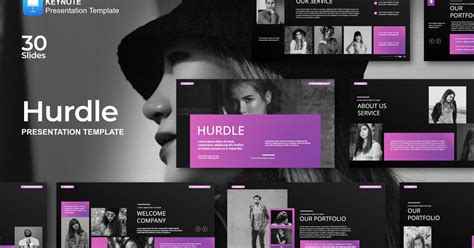 Шаблон Keynote с препятствиями Шаблоны презентаций Включая минимальный и абстрактные Envato