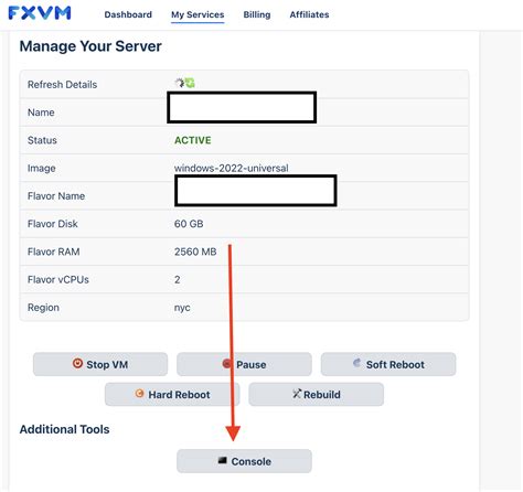 how to access your vps using vnc html vnc fxvm knowledge base
