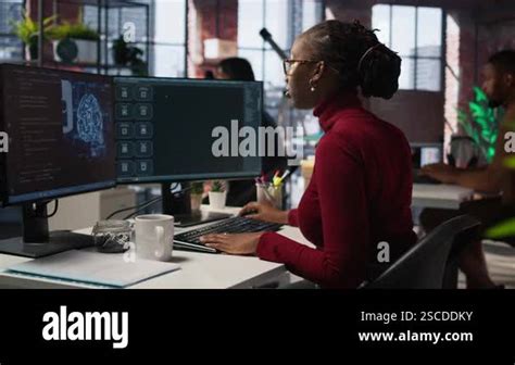 Software Engineer Solving Tasks With Ai Llm Chatbot Answering Prompts Using Predictive