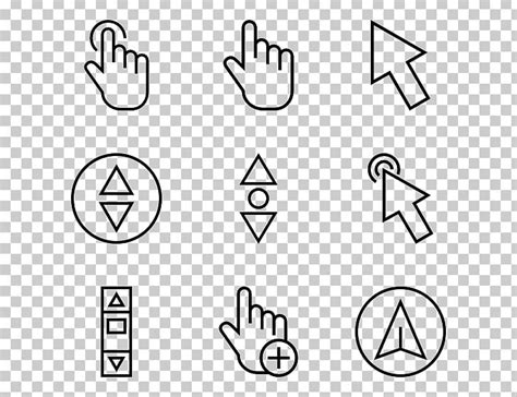 Computer Mouse Computer Icons Pointer Cursor Font Png Clipart Angle Area Black Brand
