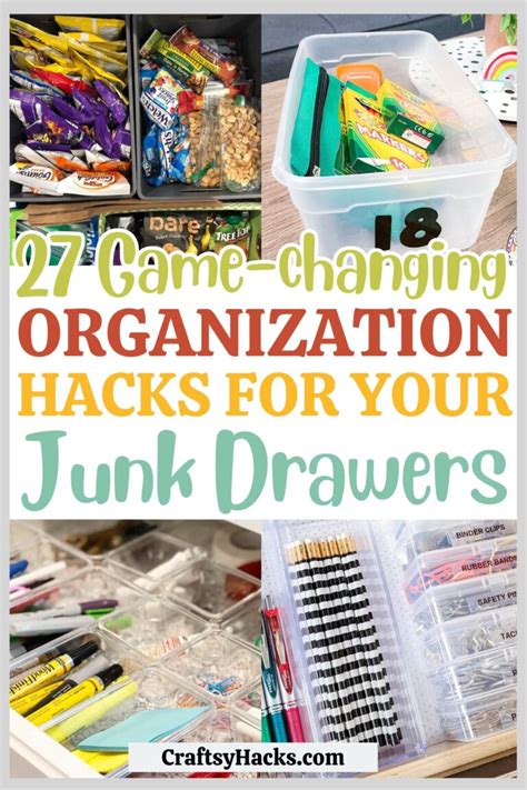 27 Effective Junk Organization Solutions Craftsy Hacks