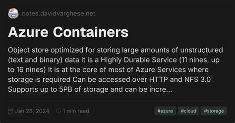 Azure Containers