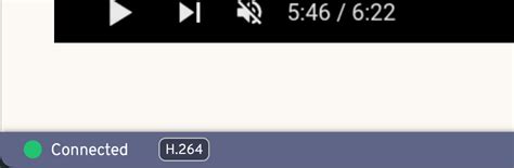 h264 indicate streaming mode in status bar · issue 1144 · tiny pilot