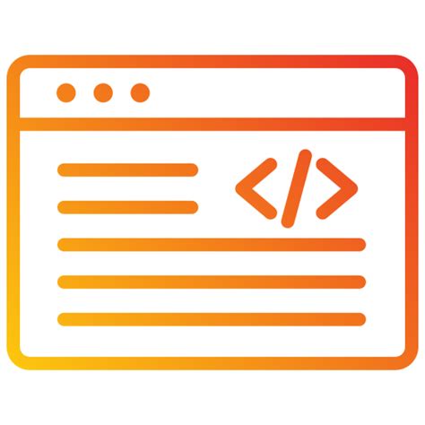 Programming Generic Gradient Outline Icon Programming Generic Gradient Outline Icon