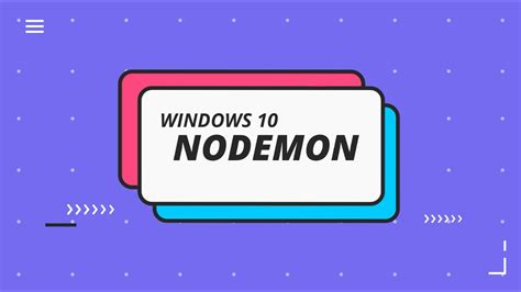 Instalación De Nodemon En Windows 10 Jl Youtube
