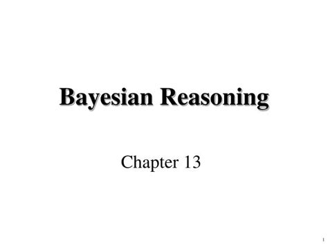 PPT Bayesian Reasoning PowerPoint Presentation Free Download ID