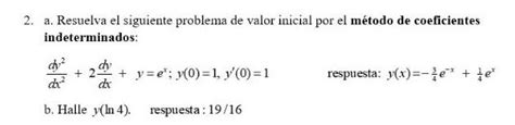 solved solve the following initial value problem by the