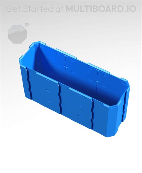3x1x1 5 full multipoint rail universal click in multibin shell